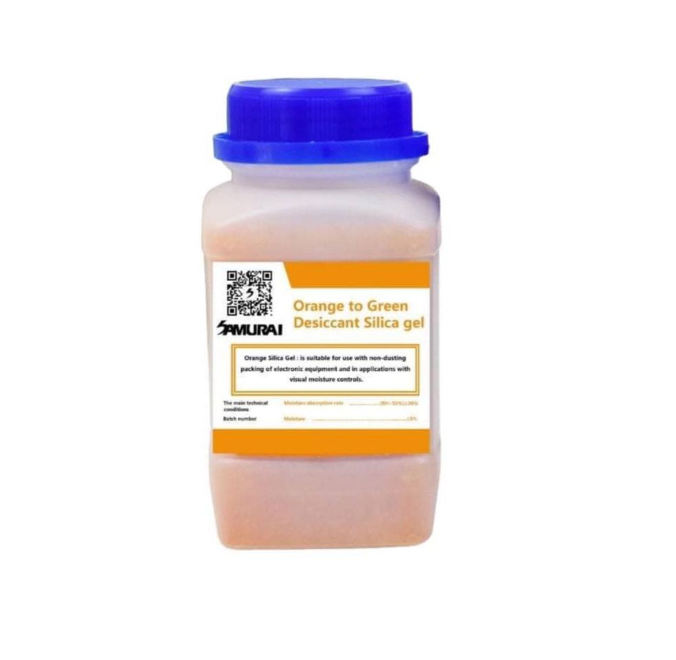 Desiccant Silical Gel (500g) with Free Clear Case- Blue/Orange ...